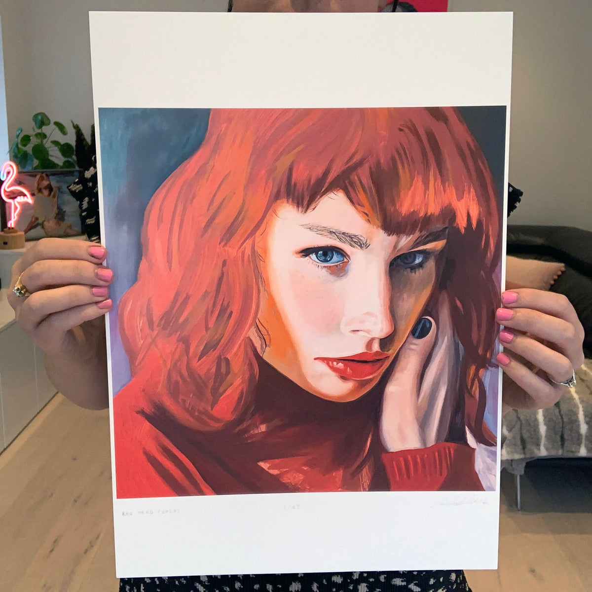 "Red Head" Limited Edition Print - by Amanda Mulquiney-Birbeck ...